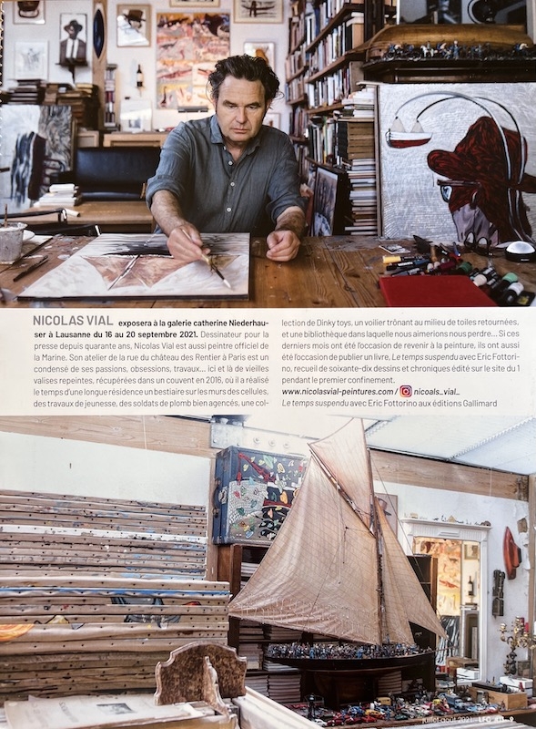 2021 / 2022 : Nicolas Vial, illustrateur de presse et peintre